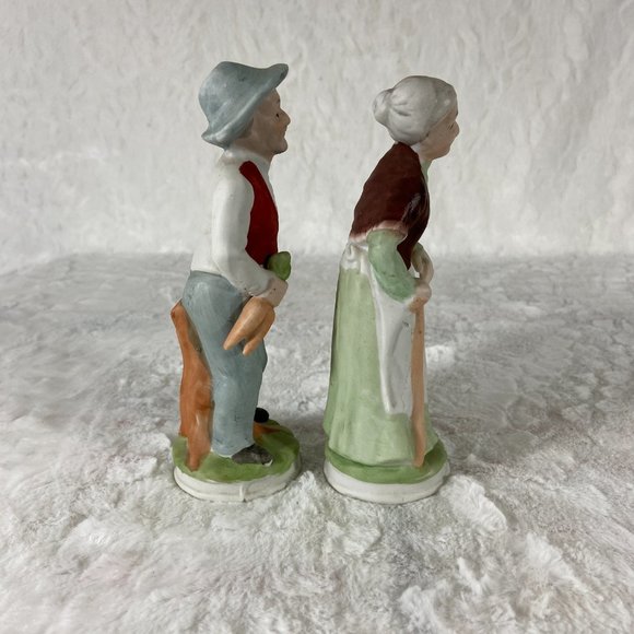 Vintage | Accents | Vintage Pair Farming Grandma Grandpa Porcelain ...